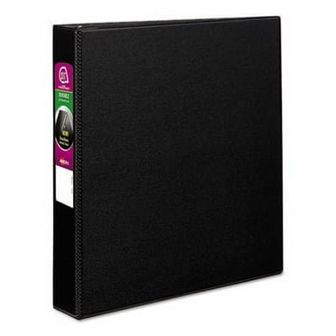 Avery Economy Binder, 2" Round Rings, 375-Sheet Capacity, Black (03501 ...