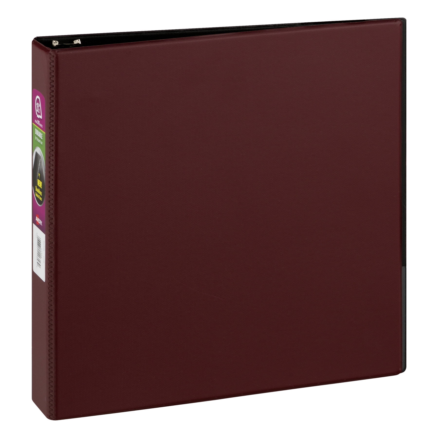 Avery Durable 3 Ring Binder, 1.5" Slant Rings, Assorted, 1 Binder ...