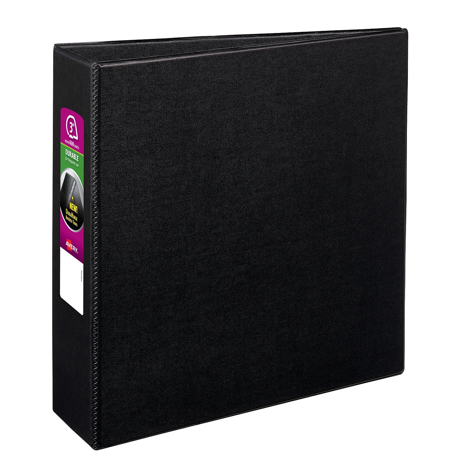 Avery Heavy Duty Durable 3" Slant Ring Binder, 1 Black Binder, 670 ...