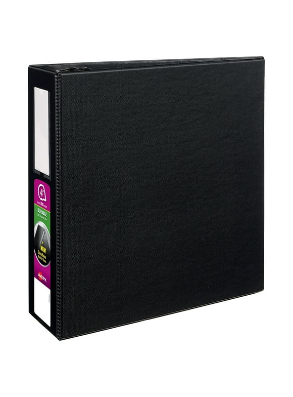 Avery 3+ Inch Binders in Binder by Ring Size | Black - Walmart.com