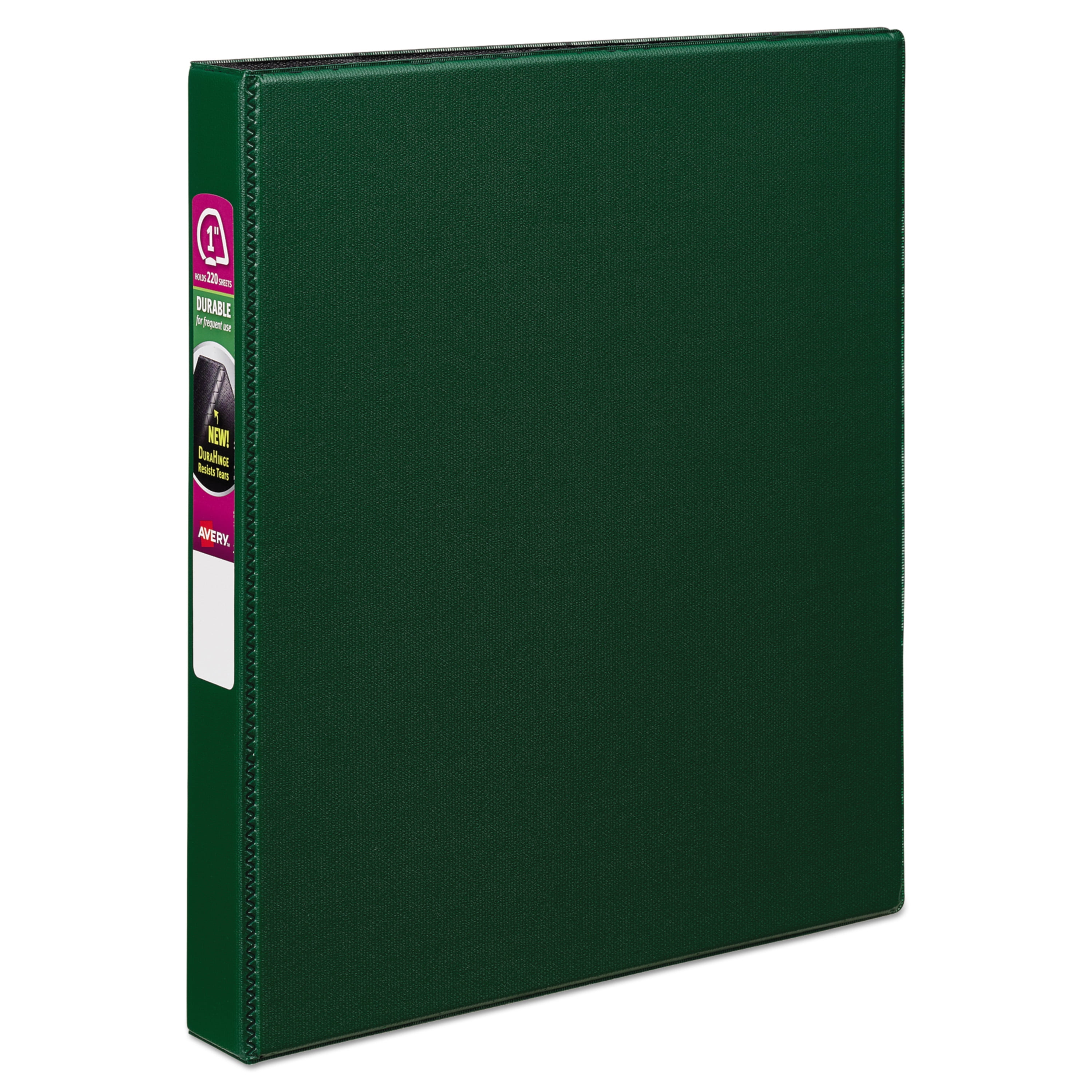 Avery Durable Binder with EZ-Turn Ring, 1" Capacity with Avery Ready ...