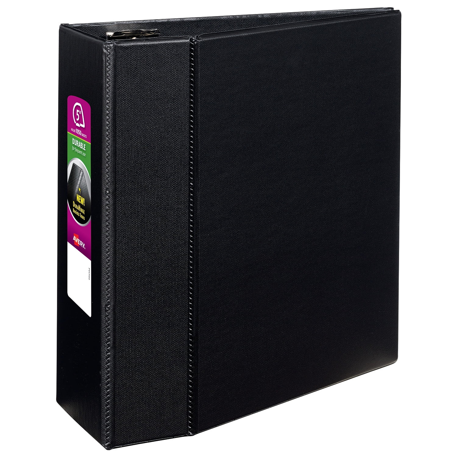 Avery Durable Binder with Two Booster EZD Rings 11 x 8 1/2 5" Black ...