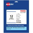Avery Durable Removable Round Labels, 2" Diameter, 96 Labels - Walmart.com