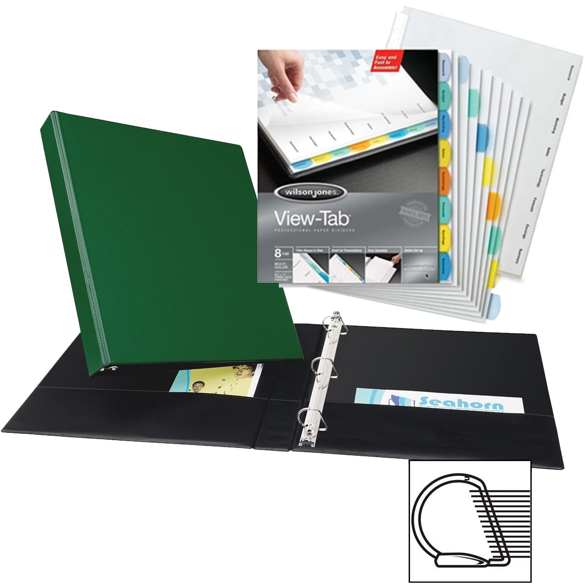 Avery Durable Round-Ring Reference Binders and Acco/Wilson Jones View ...