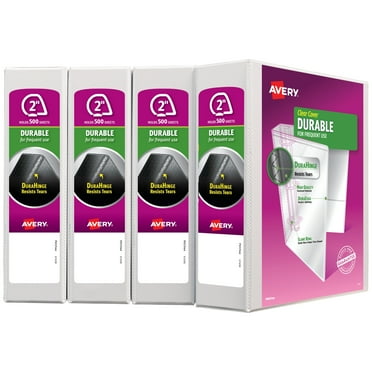 Avery Durable View Binder Set with 3 Inch Slant Rings, Tear-Resistant ...