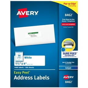 Avery 5260 Easy Peel White Address Labels, 1" x 2-5/8", 750 Labels ...