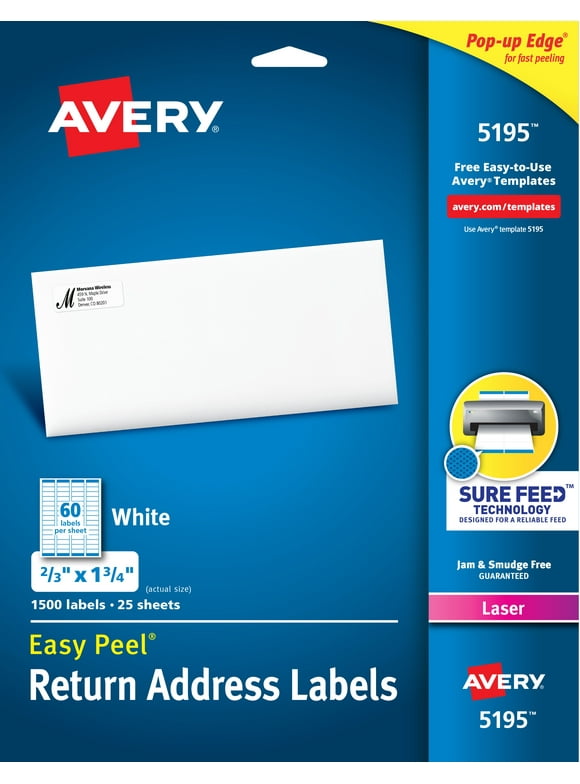 Avery 5163 in Avery Labels - Walmart.com