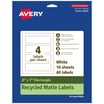 Avery EcoFriendly Barbell Labels, 1/2" x 2-1/2", 4,500ct - Walmart.com