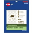 Avery EcoFriendly Round Labels, 1" Diameter, 480ct - Walmart.com