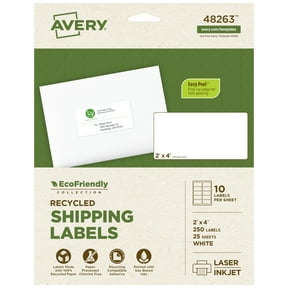 Avery Square Labels, 2" x 2", Matte White, 300ct (22806) - Walmart.com