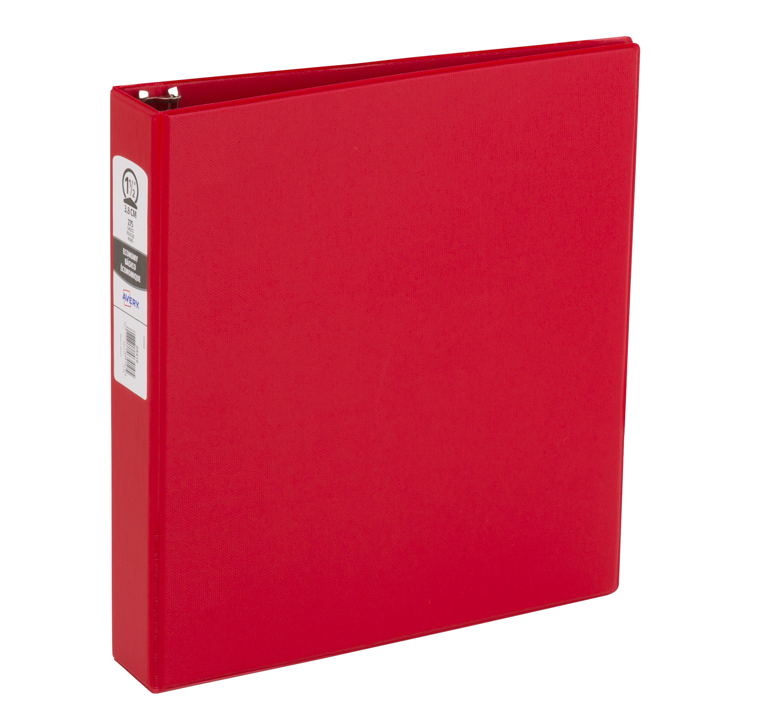Avery Economy Binder, 1.5" Round Rings, 275-Sheet Capacity, Red, 1 ...