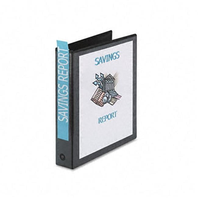 Avery Economy Vinyl Round Ring View Binder- 1-1/2'' Capacity- Black ...