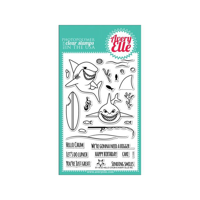 Avery Elle Clear Stamp Hello Chum - Walmart.com