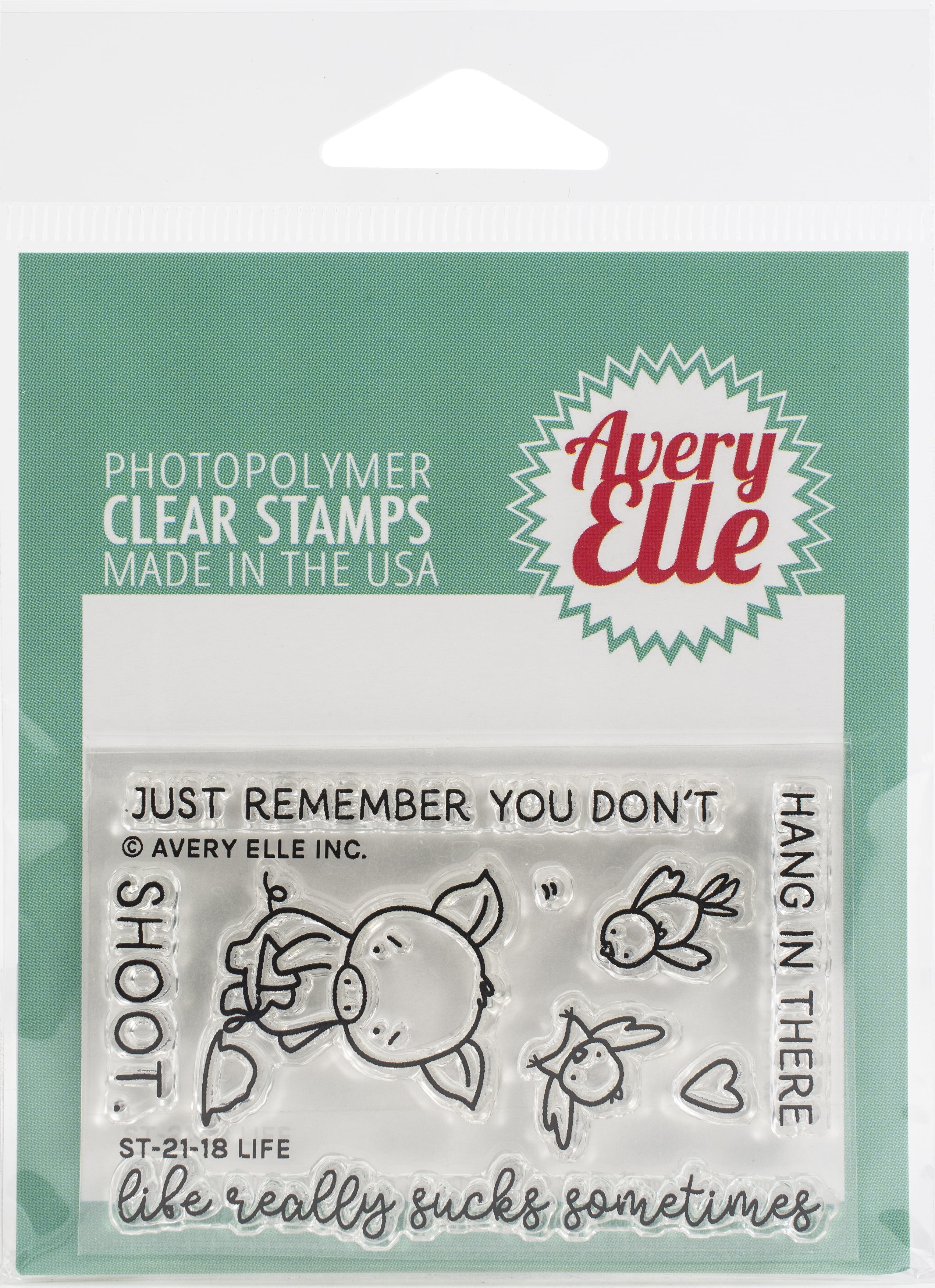 Avery Elle Clear Stamp Life - Walmart.com