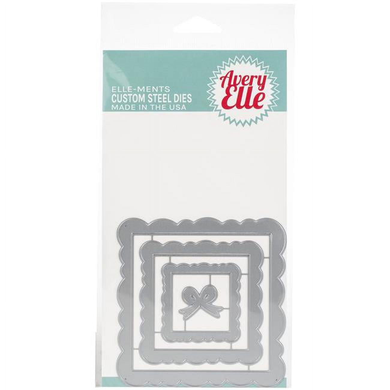 Avery Elle Die Elle-Ments Wonky Squares Frames - Walmart.com