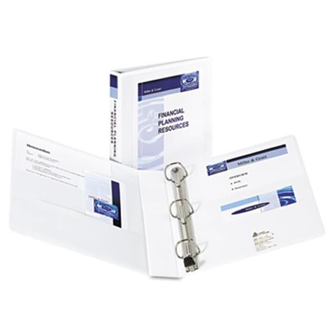 Avery Extra-Wide EZD Reference View Binder- 1-1/2'' Capacity- White ...