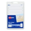 Avery Removable File Folder Labels, Printable, Adhesive, White, 1/3 Cut ...