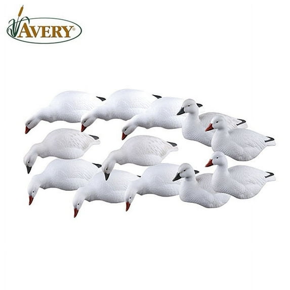 Avery GHG Pro-Grade Snow Goose Shells/Harv Decoys (Pk/12) - Walmart.com
