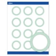 Avery® Matte 2" Diameter Labels, Silver & Mint Frame, 240ct - Walmart.com