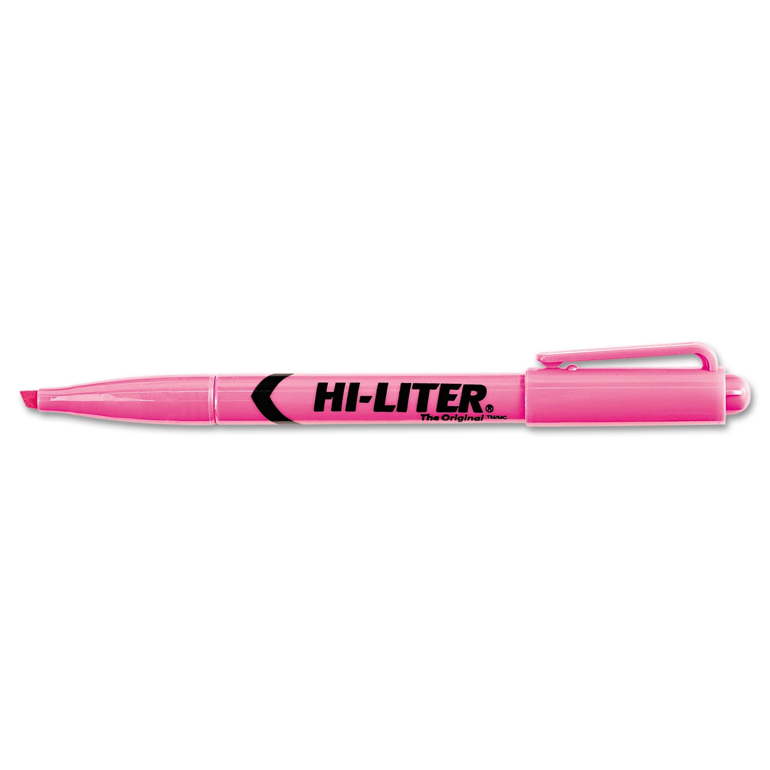Avery HI-LITER Pen-Style Highlighter, Chisel Tip, Fluorescent Pink Ink ...