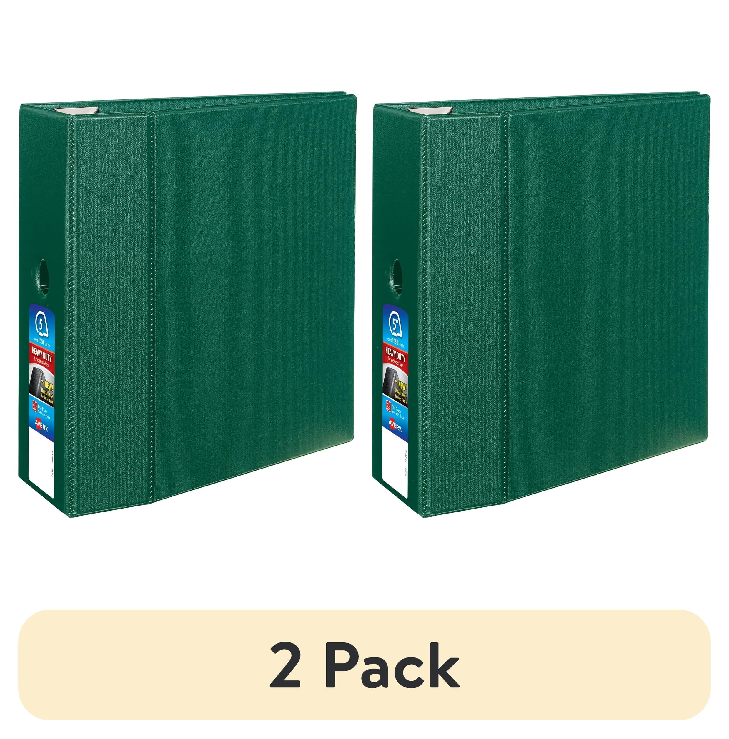 (2 pack) Avery Heavy-Duty 3 Ring Binder, 5" One Touch EZD Rings, 2.3/4. ...