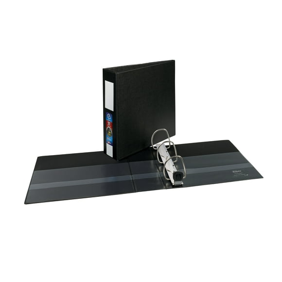 Avery 3+ Inch Binders in Binder by Ring Size | Black - Walmart.com