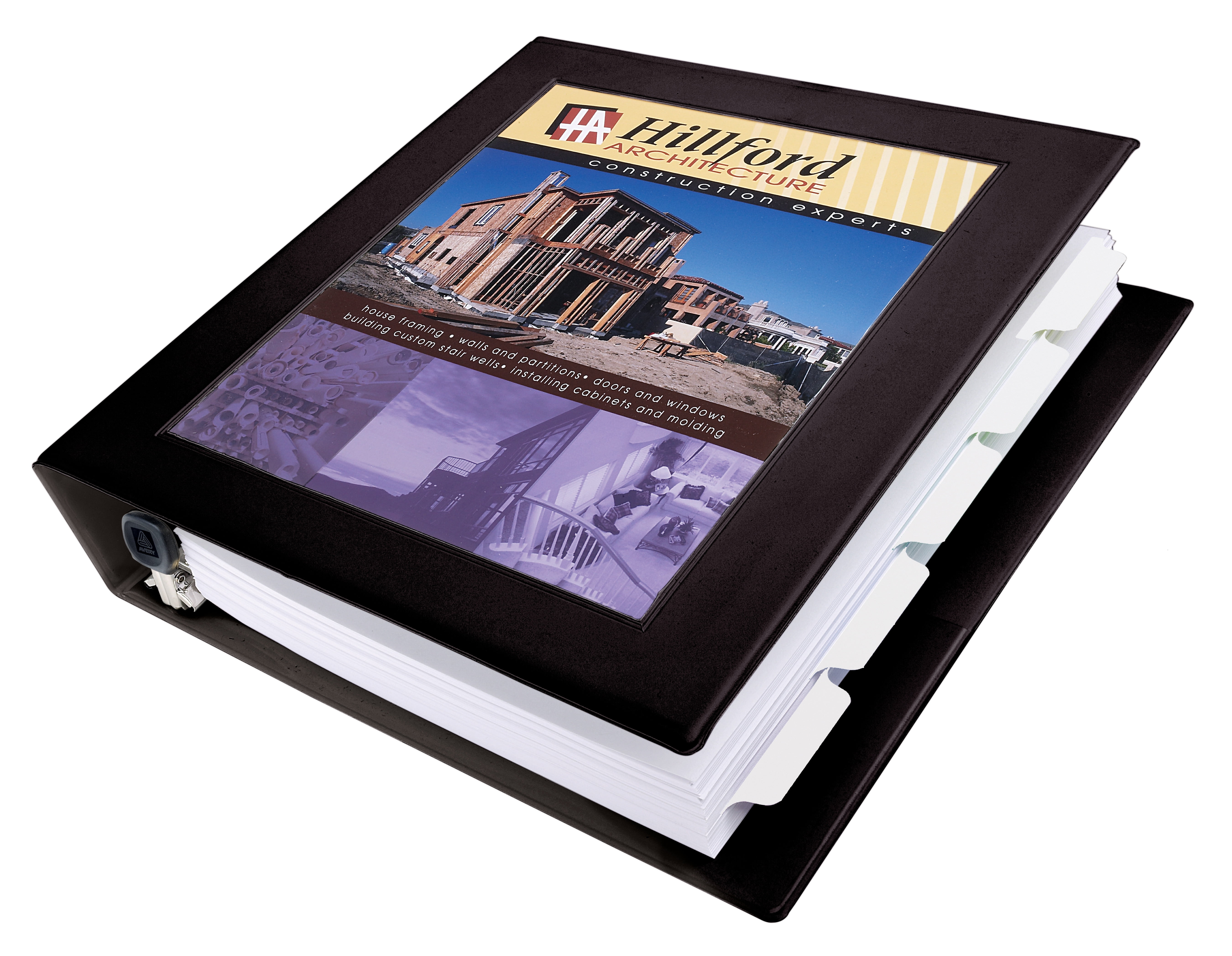 "Avery 1.5"" EZD Rings Heavy-Duty Framed View 3-Ring Binder, Black ...