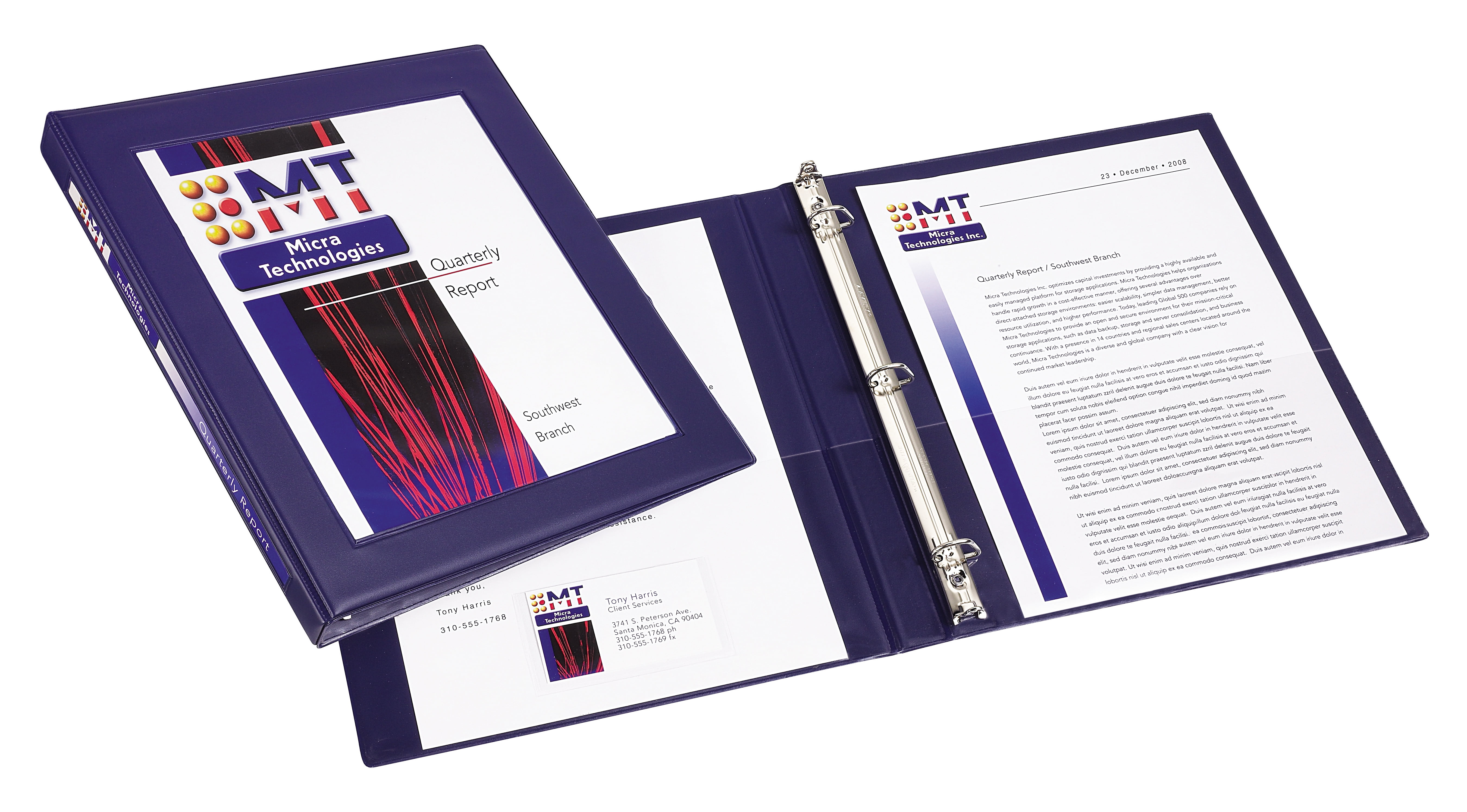 Avery Heavy-Duty Framed View Binder, 0.5" Slant Rings, Navy Blue ...