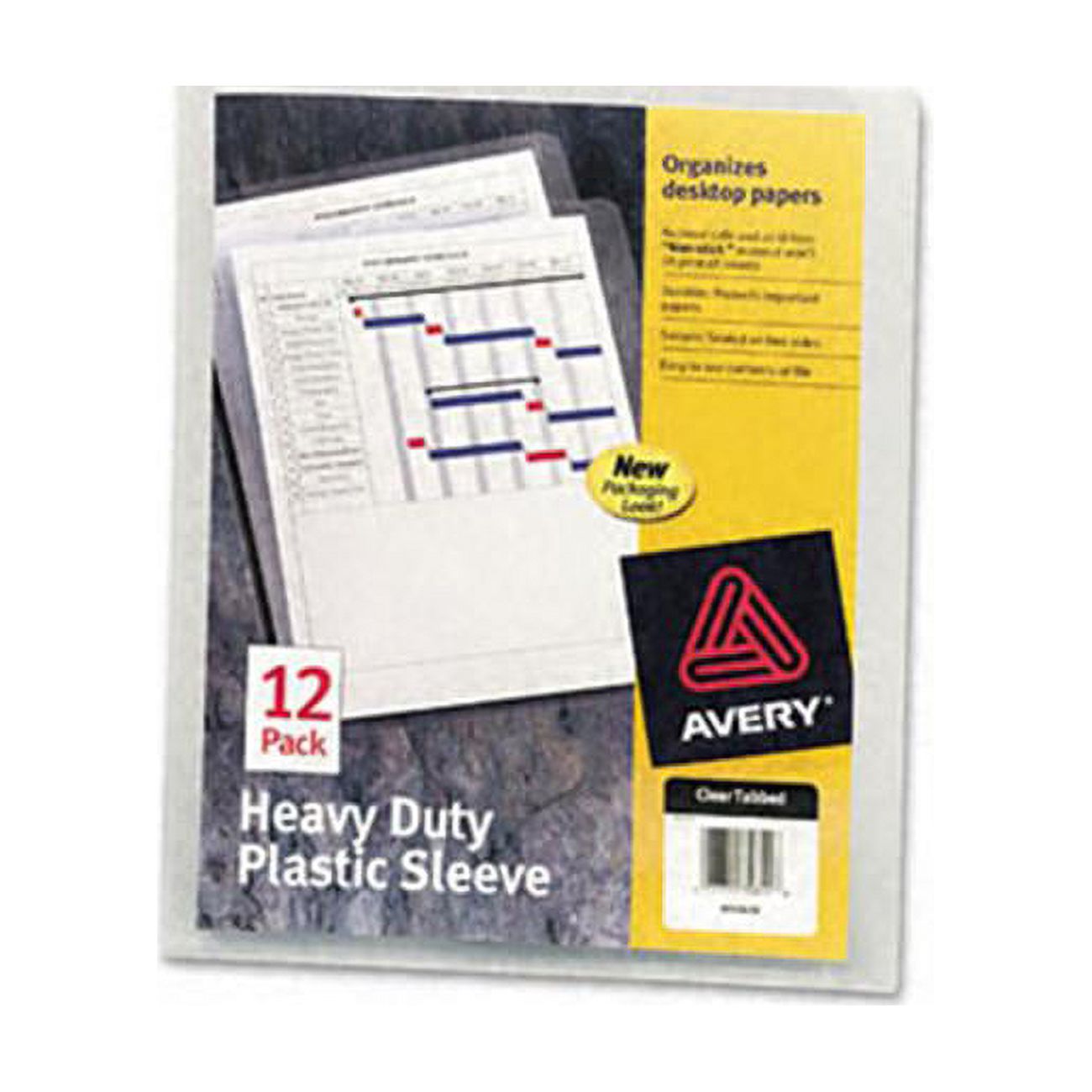 Avery Heavy-Duty Plastic Sleeves Letter Polypropylene Clear 12/Pk ...