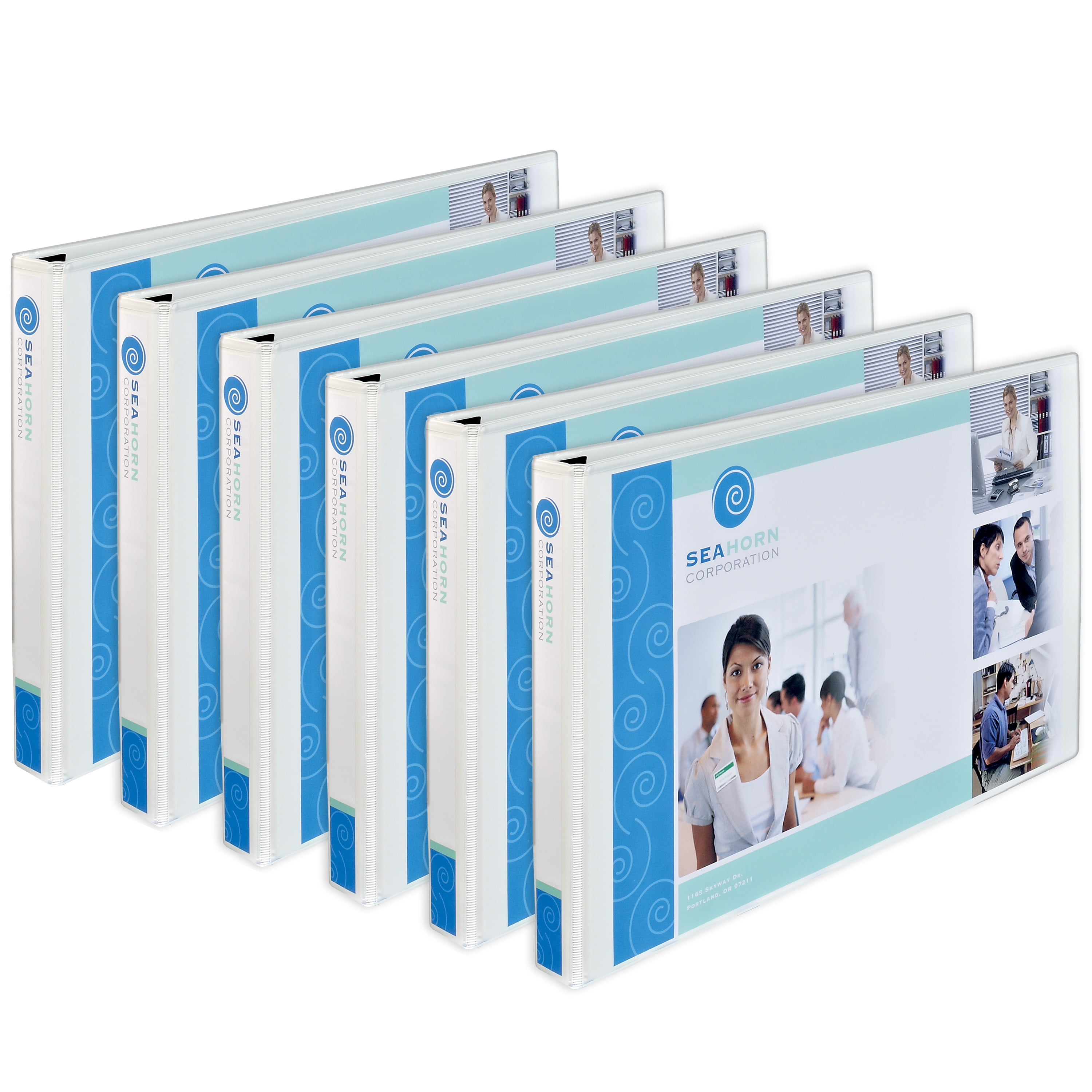 Avery Heavy-Duty View Binder, 1" Slant Rings, 11" x 17", White (72124 ...