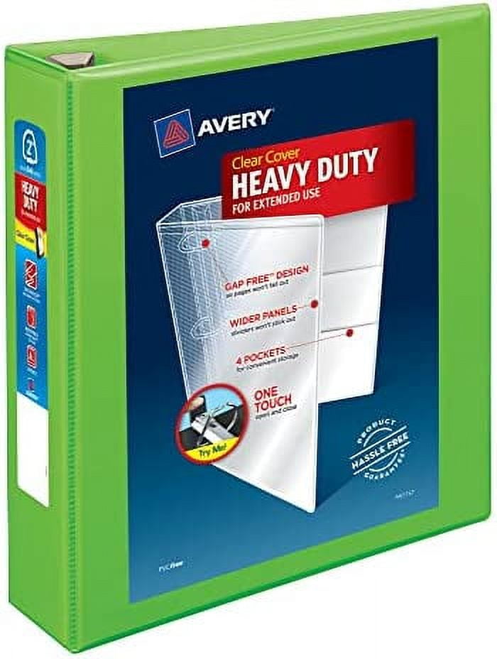 Avery Heavy Duty View 3 Ring Binder, 2" One Touch EZD Ring, Holds 8.5 ...