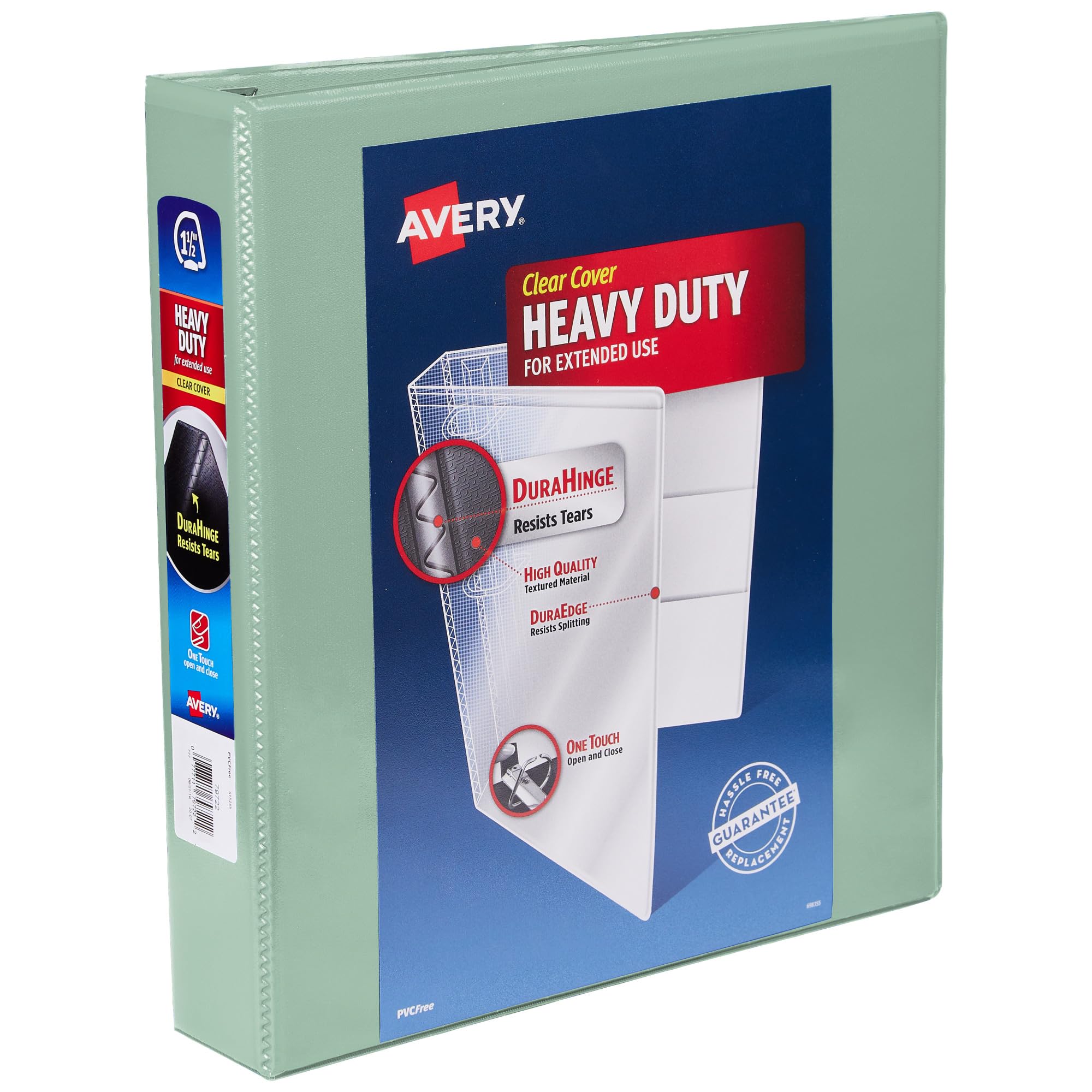 Avery Heavy-Duty View 3 Ring Binders, Customizable Cover, 1.5 Inch ...