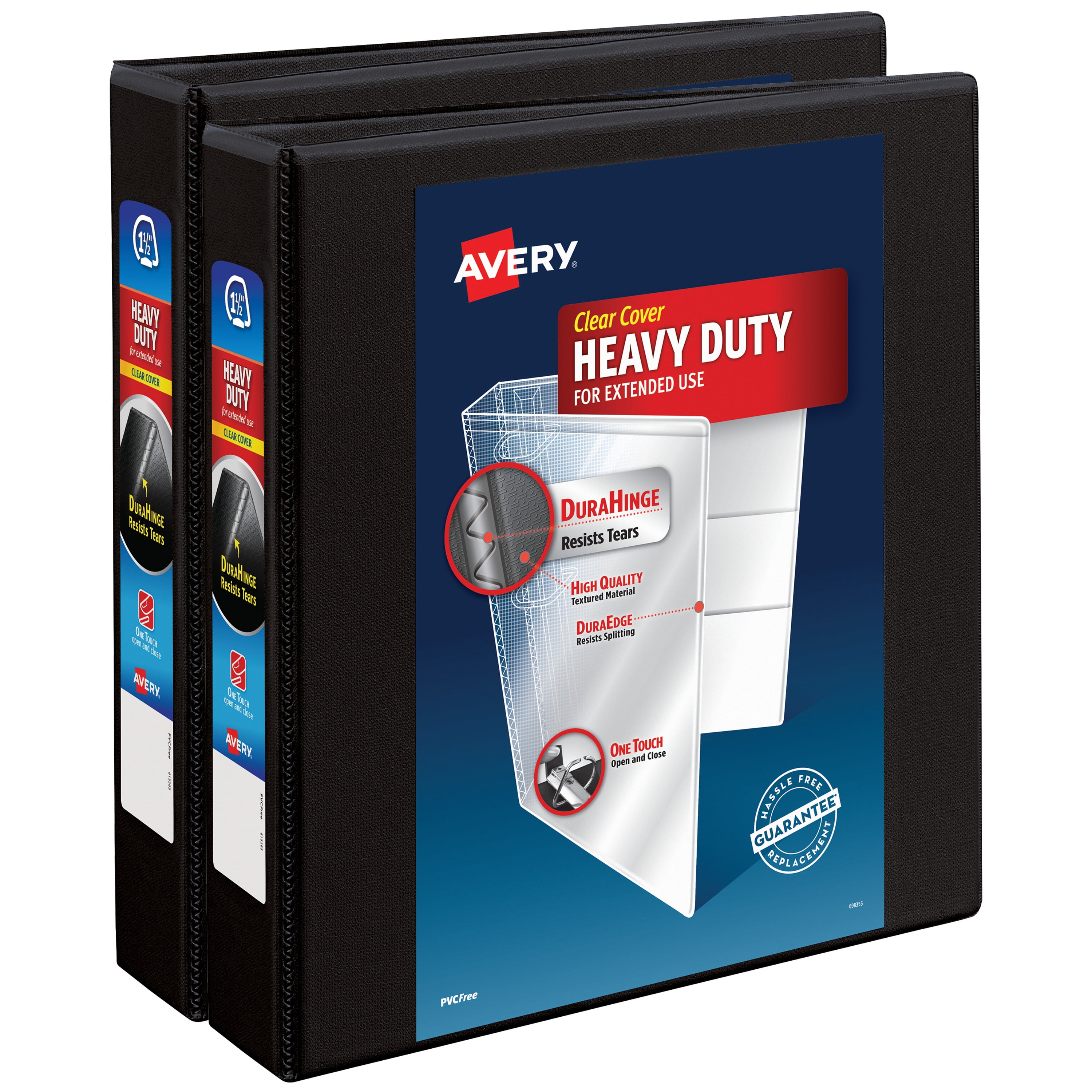 Avery Heavy-Duty View Binder, 1.5 inch, 2 Mint Binders (79271 ...