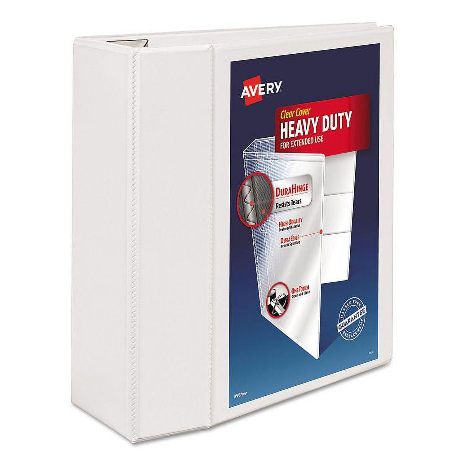 Avery Heavy-Duty View Binder with DuraHinge and Locking 1-Touch Rings ...