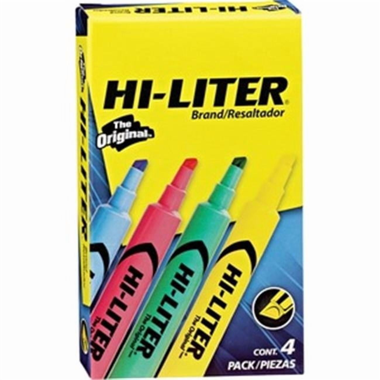 Avery Hi-Liter Desk Style Highlighter, Assorted - Pack of 4 - Walmart.com