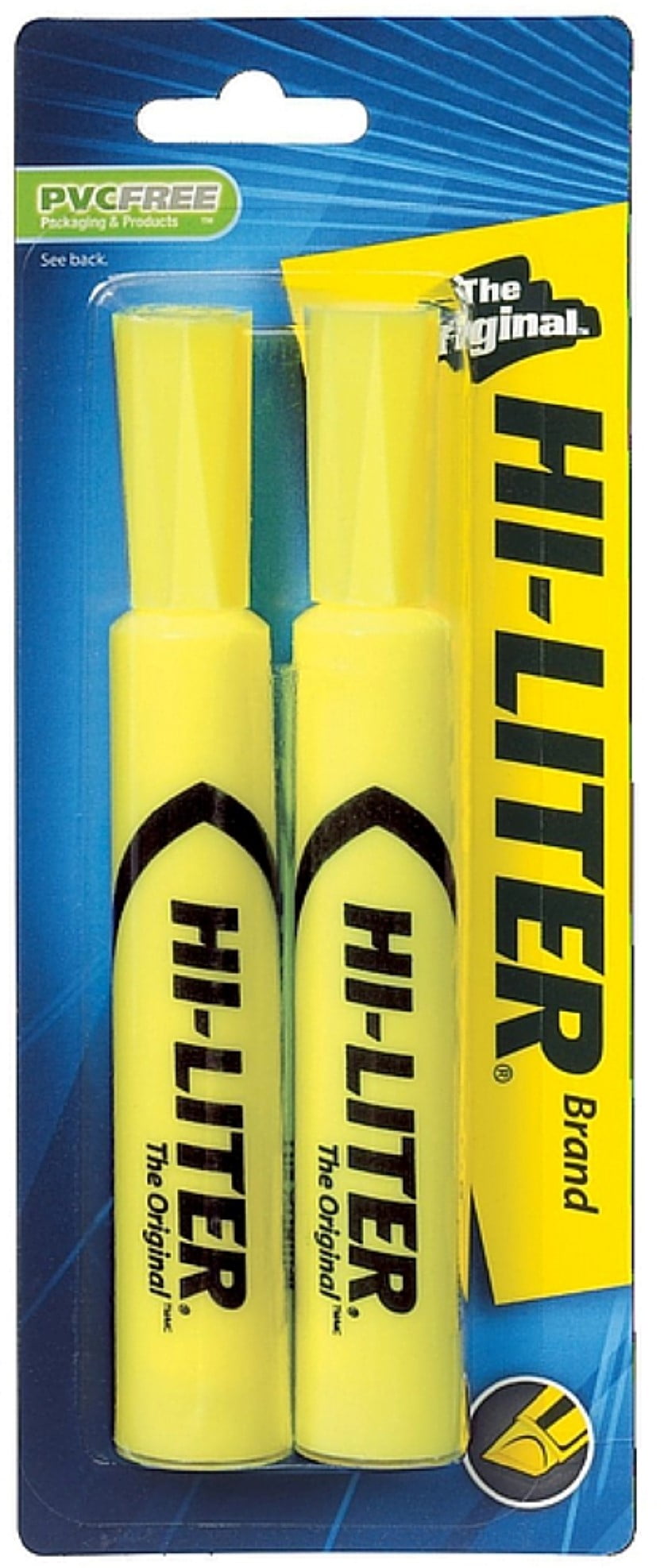 Avery Hi-Liter Desk Style Highlighter, Chisel Point, Yellow 2 Ea (Pack ...