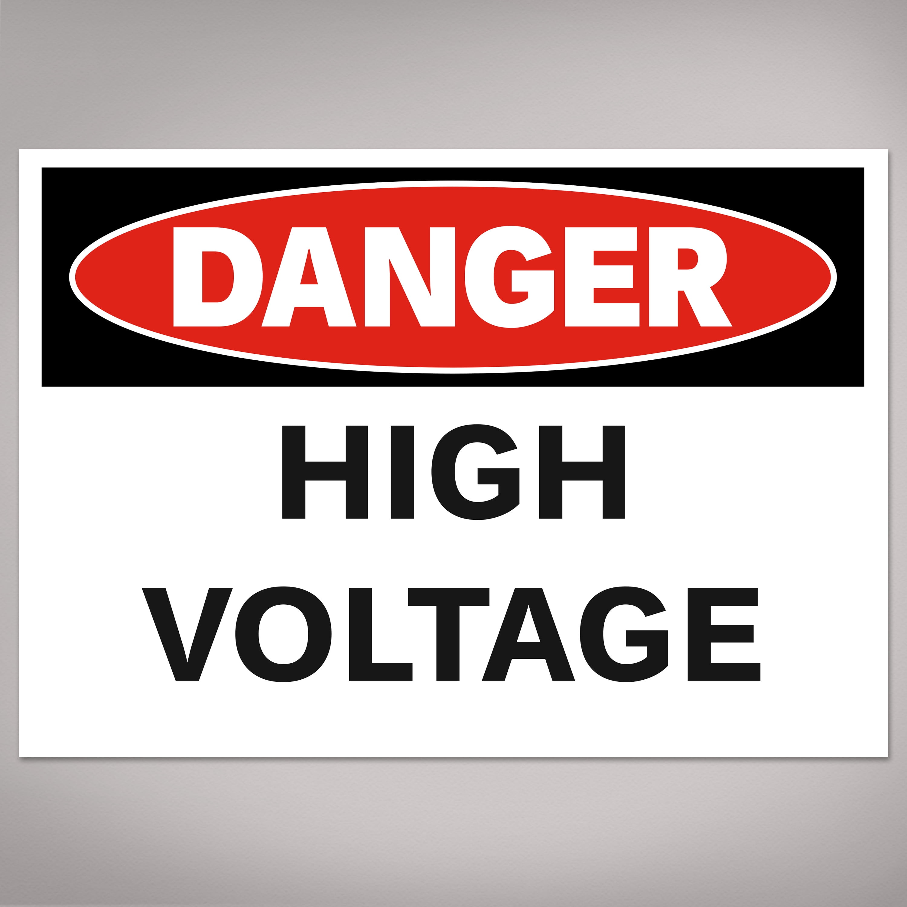 Avery High Voltage Labels, 3.5" x 5", 8 Total - Walmart.com