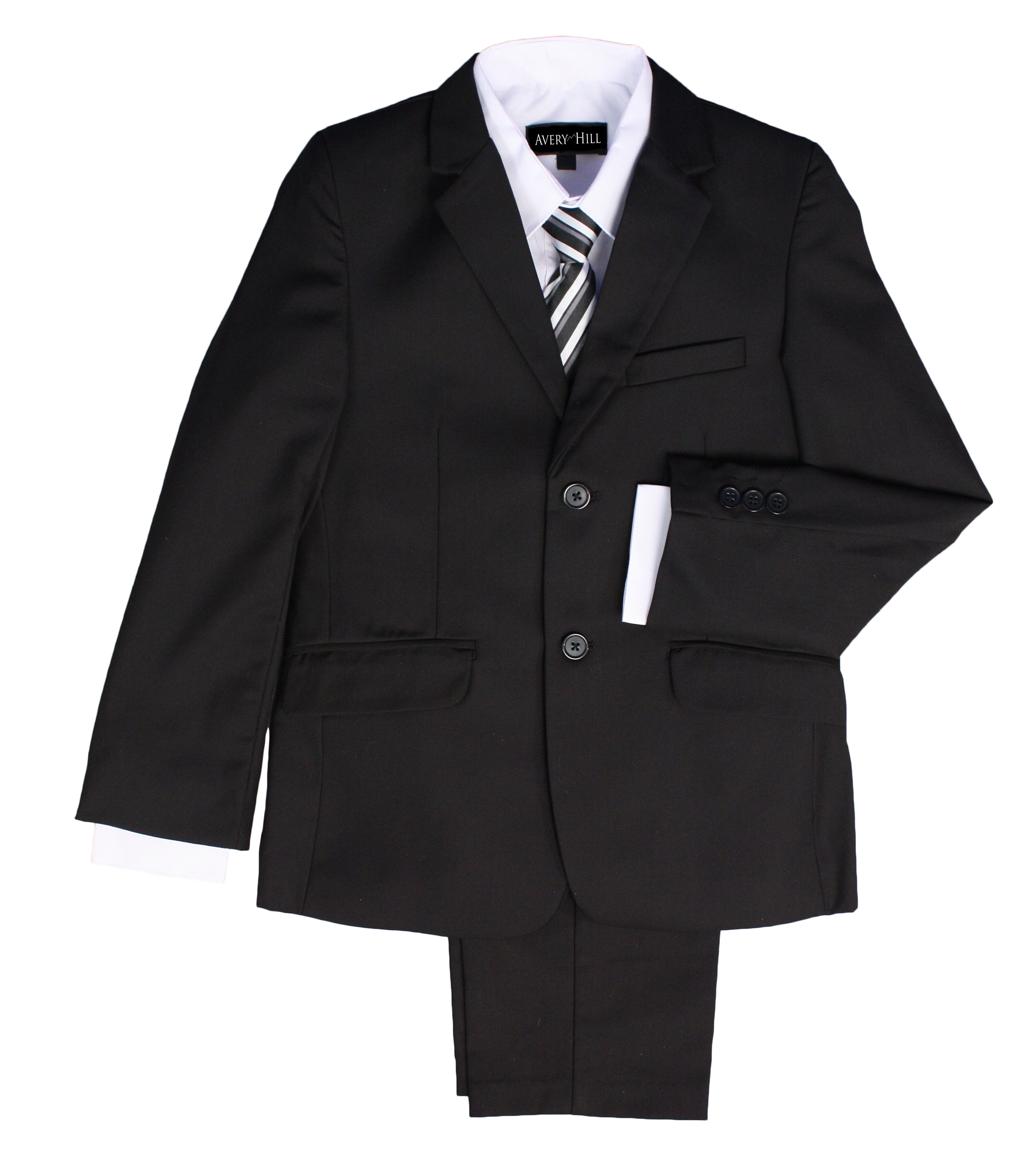 Avery Hill Boys Formal 5 Piece Suit With Shirt, Vest, Tie - Dress ...