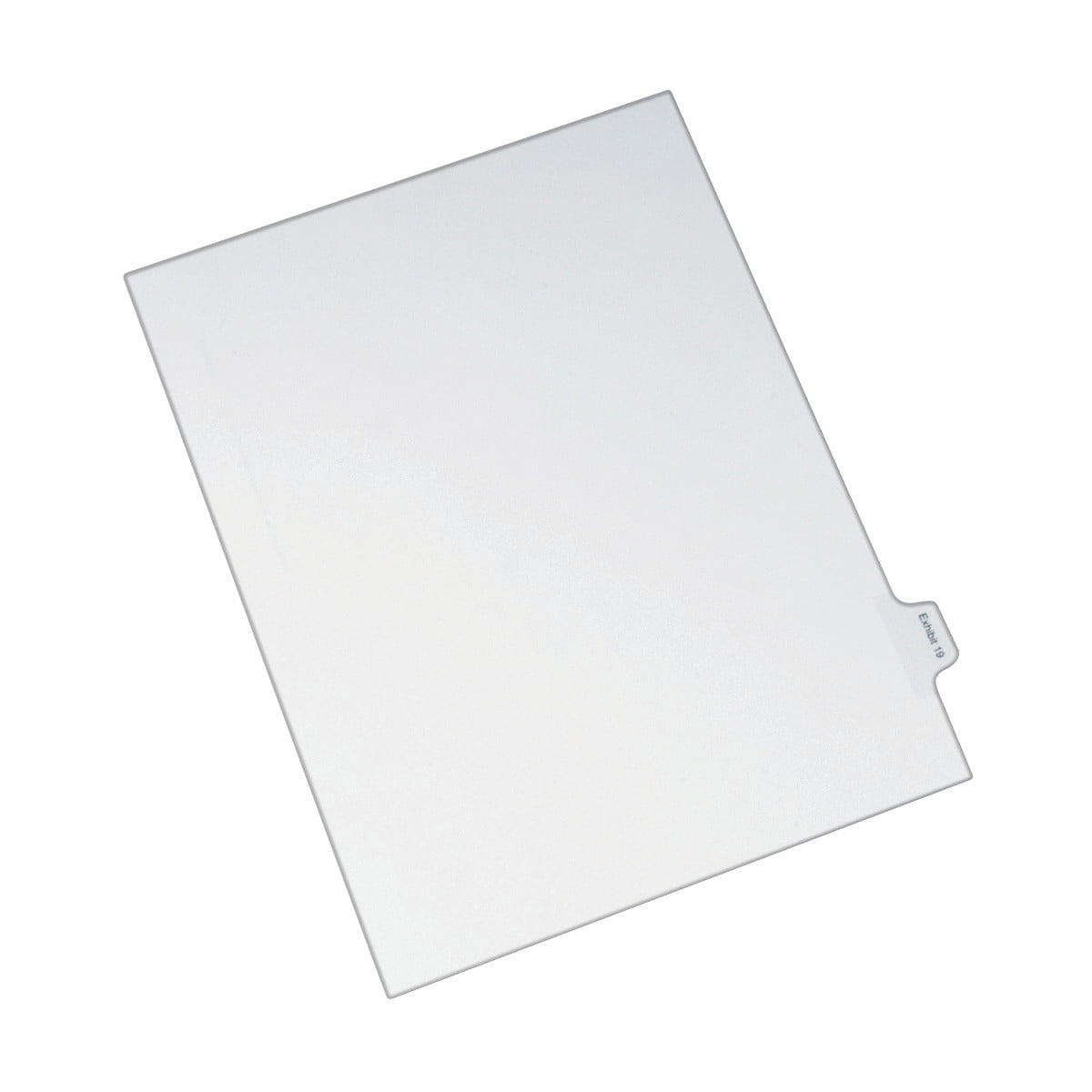Avery Index Divider 25 x Divider(s) - Side Tab(s) - Exhibit 19 - 1 Tab ...