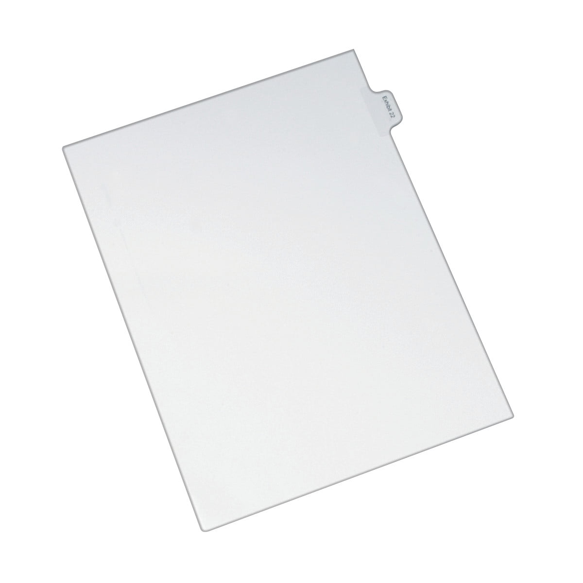 Avery Index Divider 25 x Divider(s) - Side Tab(s) - Exhibit 22 - 1 Tab ...