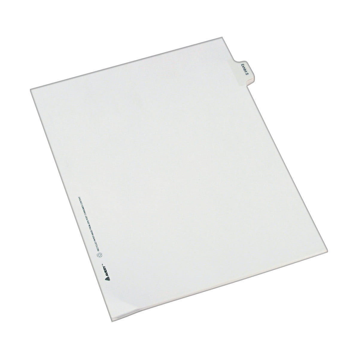 Avery Index Divider 25 x Divider(s) - Side Tab(s) - Exhibit S - 1 Tab(s ...
