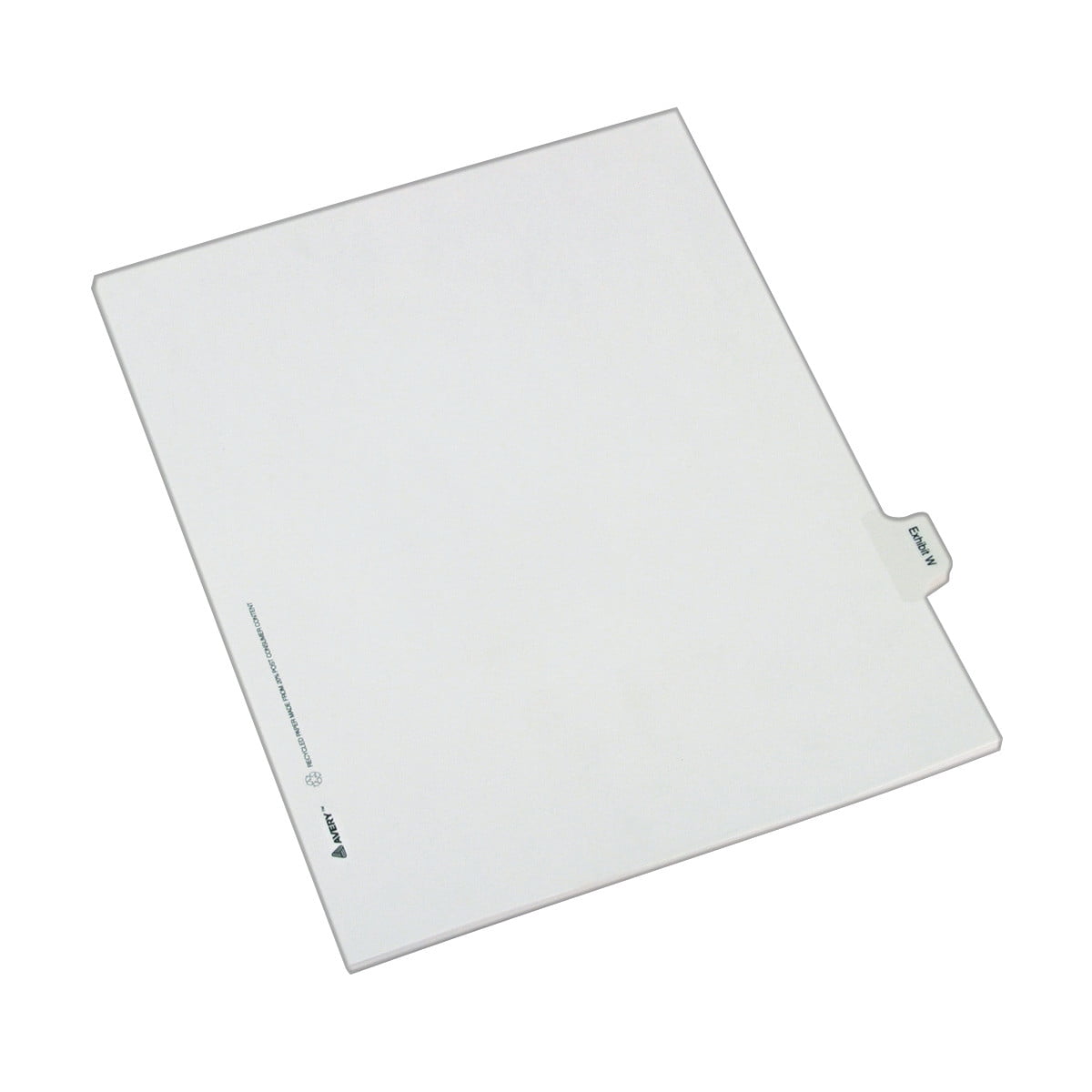 Avery Index Divider 25 x Divider(s) - Side Tab(s) - Exhibit W - 1 Tab(s ...