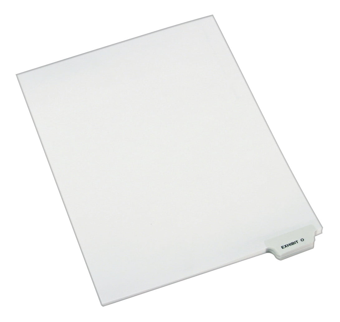 Avery Individual Legal Dividers Avery Style, Letter Size, Bottom Tab ...