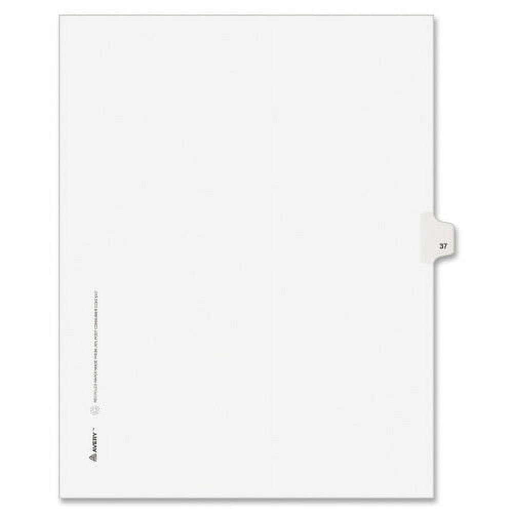 Avery Individual Legal Exhibit Dividers - Avery Style 1 Printed Tab(s ...