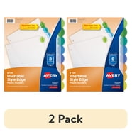 Avery Insertable Tabs, Self-Adhesive, Printable Inserts, 2" Clear, 25 ...