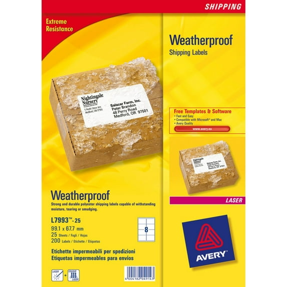 Avery® L7993 Shipping Label - Walmart.com