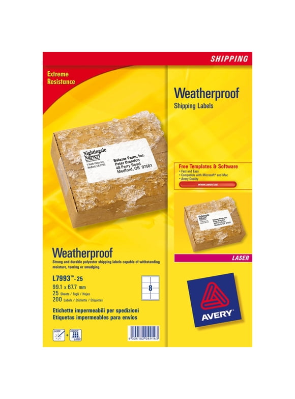 Avery 5163 in Avery Labels - Walmart.com