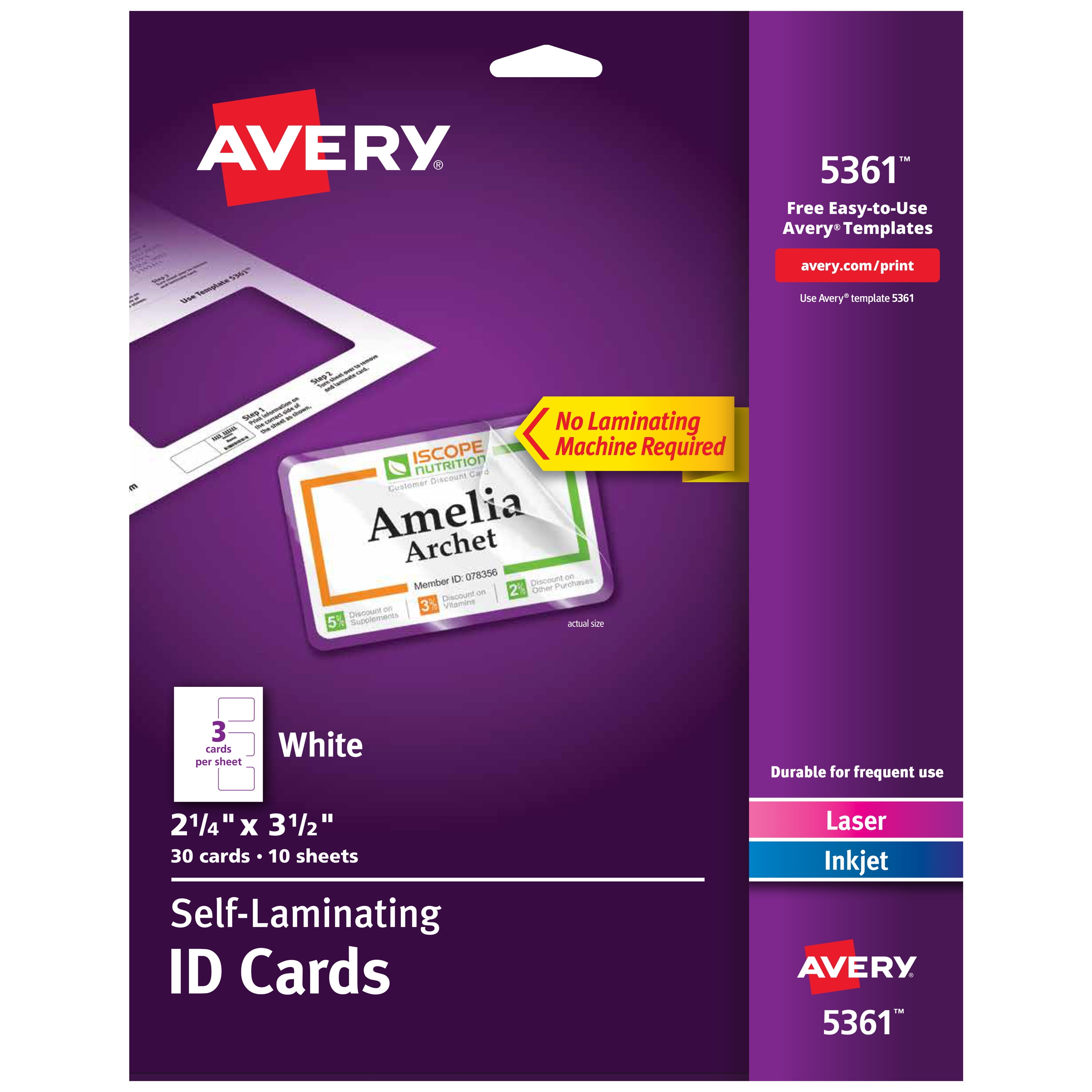Laminated Id Cards