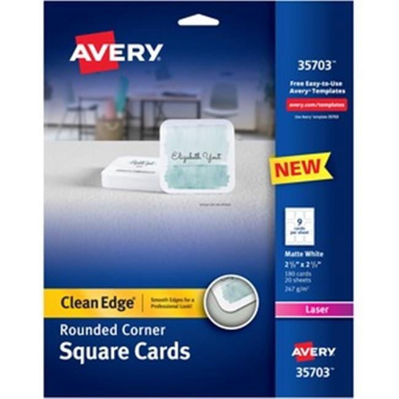 Avery Laser Printable Multipurpose Card, White - Pack of 180 - Walmart.com