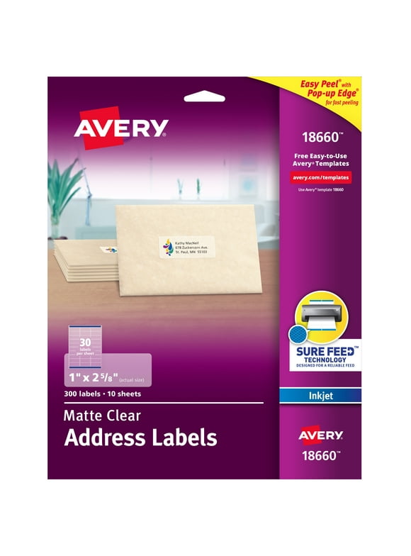 Address Labels in Labels | Clear - Walmart.com